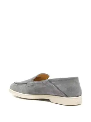 DOUCAL'S Noara Topstitched Loafers - Grey