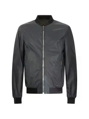 MOORER Leather Bomber Jacket