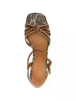 Chie Mihara Knotted Leilah Sandals - Brown