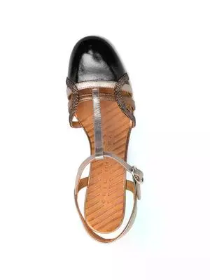 Chie Mihara Leather T-strap Pumps