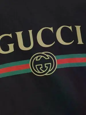 Gucci Silk Blend Jersey T-shirt With Print