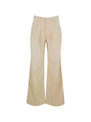 Isabel Marant Étoile Pleated Wide Leg Jeans