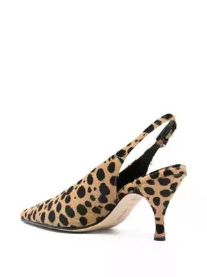 AeydĒ Carla Animal-print Pumps - Neutrals