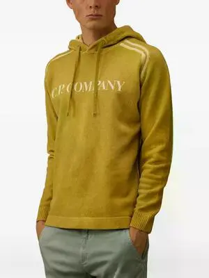 C.P. COMPANY Adjustable Drawstring Hoodie - Yellow