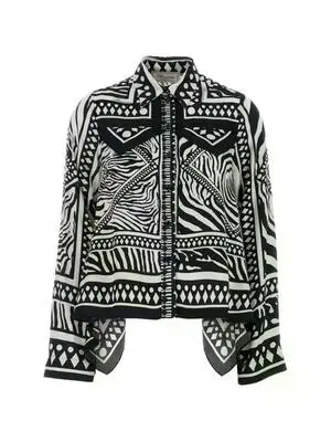 Blumarine Printed Twill Shirt