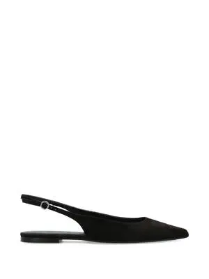 AeydĒ Annora Pointed Flat Pumps - Brown
