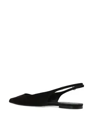 AeydĒ Annora Pointed Flat Pumps - Brown