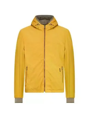 MOORER Stilos Hooded Zip Jacket - Yellow