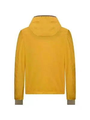 MOORER Stilos Hooded Zip Jacket - Yellow