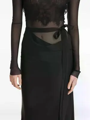 2310 STUDIO Draped Maxi Skirt