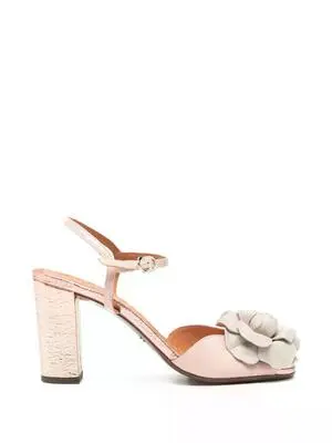 Chie Mihara Biuty Floral Block-heel Sandals