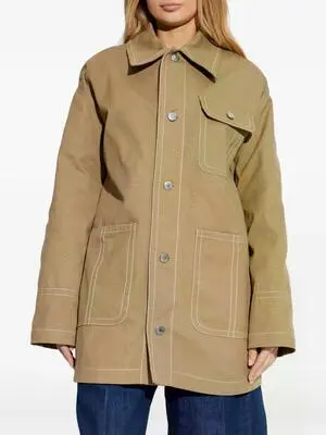 AMI Paris Contrast-stitching Overshirt