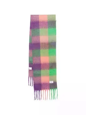 BONSAI Checked Scarf - Green
