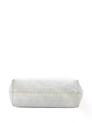 Fendi 2000-2010 Medium Zucca Spalmati Roll Tote Bag