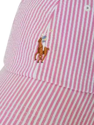 Polo Ralph Lauren Seersucker Baseball Cap - Pink