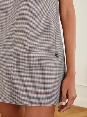 COURREGES Heritage Houndstooth Mini Dress - Multi