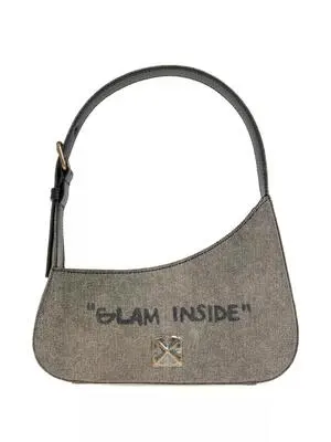 Off-White Jitney Quote Zipped Shoulder Bag