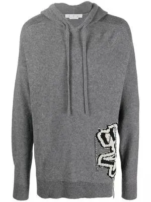 Off-White Intarsia-knit Hoodie