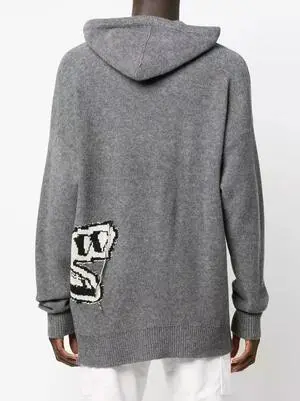 Off-White Intarsia-knit Hoodie