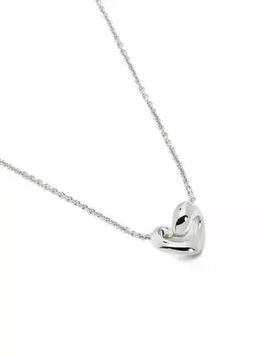 Monica Vinader Infinity Heart Necklace - Silver