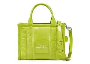 Marc Jacobs Shiny Crinkle Small Tote - Acid Lime