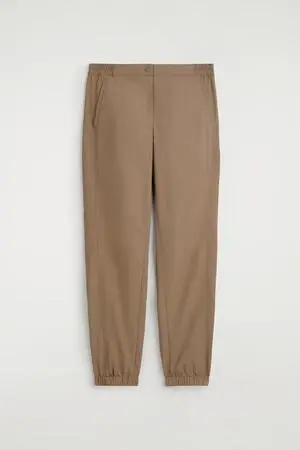 Cos Technical Nylon Barrel-leg Trousers