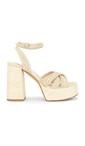 Dolce Vita Danila Raffia Platform Espadrille Sandal