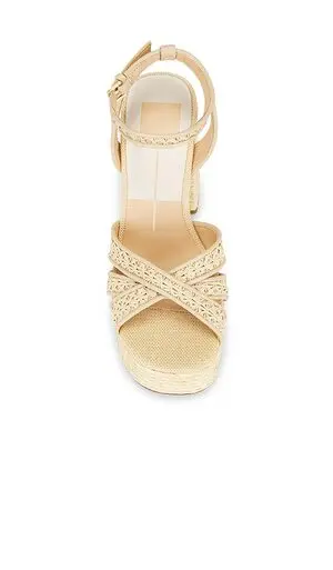 Dolce Vita Danila Raffia Platform Espadrille Sandal