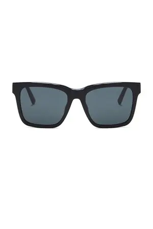 Saint Laurent Monogram Triangle Sunglasses - Black