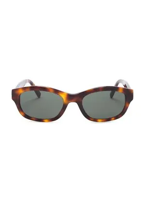Saint Laurent Monogram Triangle Sunglasses - Havana & Grey