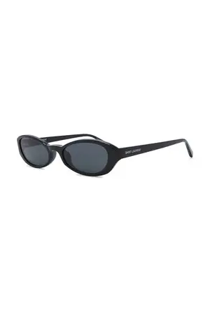 Saint Laurent Bayonetta Oval Sunglasses - Black