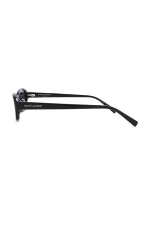 Saint Laurent Bayonetta Oval Sunglasses - Black