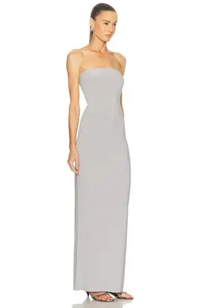 Norma Kamali Strapless Long Dress