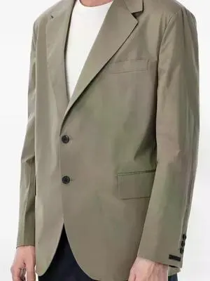 Prada Button Poplin Blazer