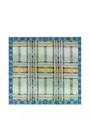 PIERRE-LOUIS MASCIA Aloeuw Silk Bandana Scarf - Blue
