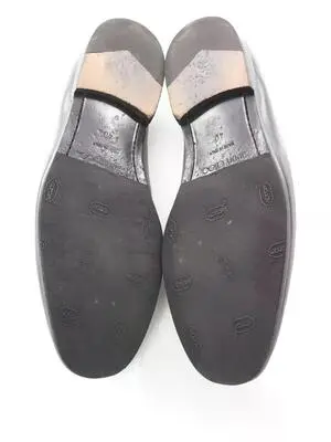 JIMMY CHOO 2000s Chain Leather Loafers