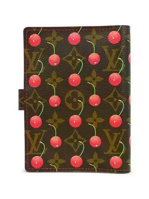 LOUIS VUITTON 2005 Cherry-print Notebook Cover