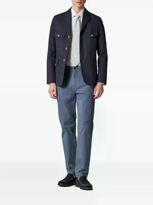 Paul Smith Button-fly Organic Cotton-blend Trousers