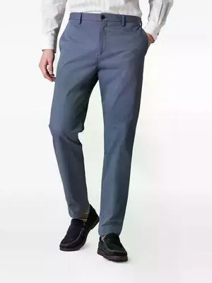 Paul Smith Button-fly Organic Cotton-blend Trousers