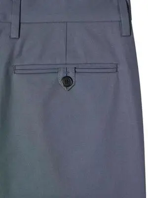 Paul Smith Button-fly Organic Cotton-blend Trousers
