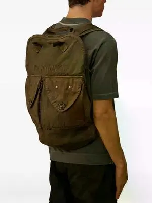 C.P. COMPANY Embossed-logo Front-pocket Backpack