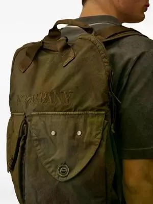 C.P. COMPANY Embossed-logo Front-pocket Backpack