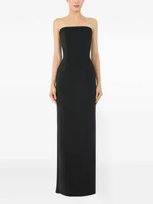 Jenny Packham Estelle Strapless Maxi Dress - Black