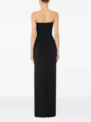 Jenny Packham Estelle Strapless Maxi Dress - Black
