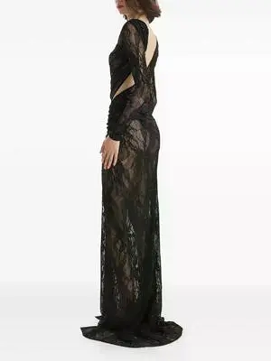 2310 STUDIO Lace Cut-out Maxi Dress