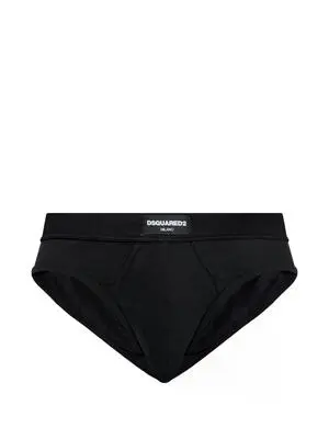 Dsquared2 Waistband Briefs - Black