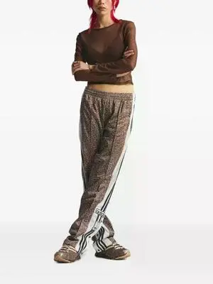 Adidas Print Stripe Trousers - Brown