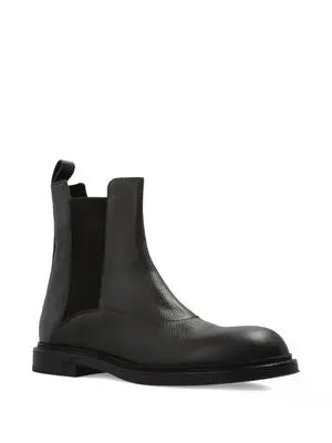 Emporio Armani Leather Chelsea Boots