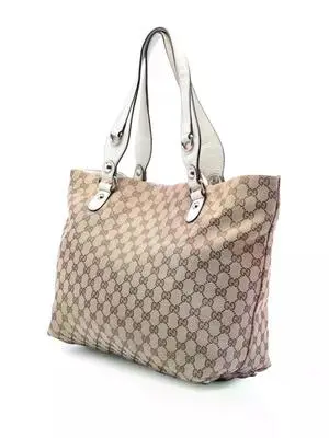 Gucci 2016-2026 Medium Gg Canvas Icon Bit Tote Bag
