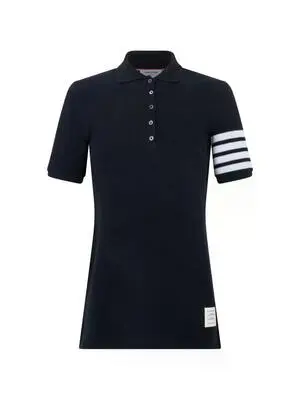 Thom Browne Textured Piqué Polo Dress - Blue